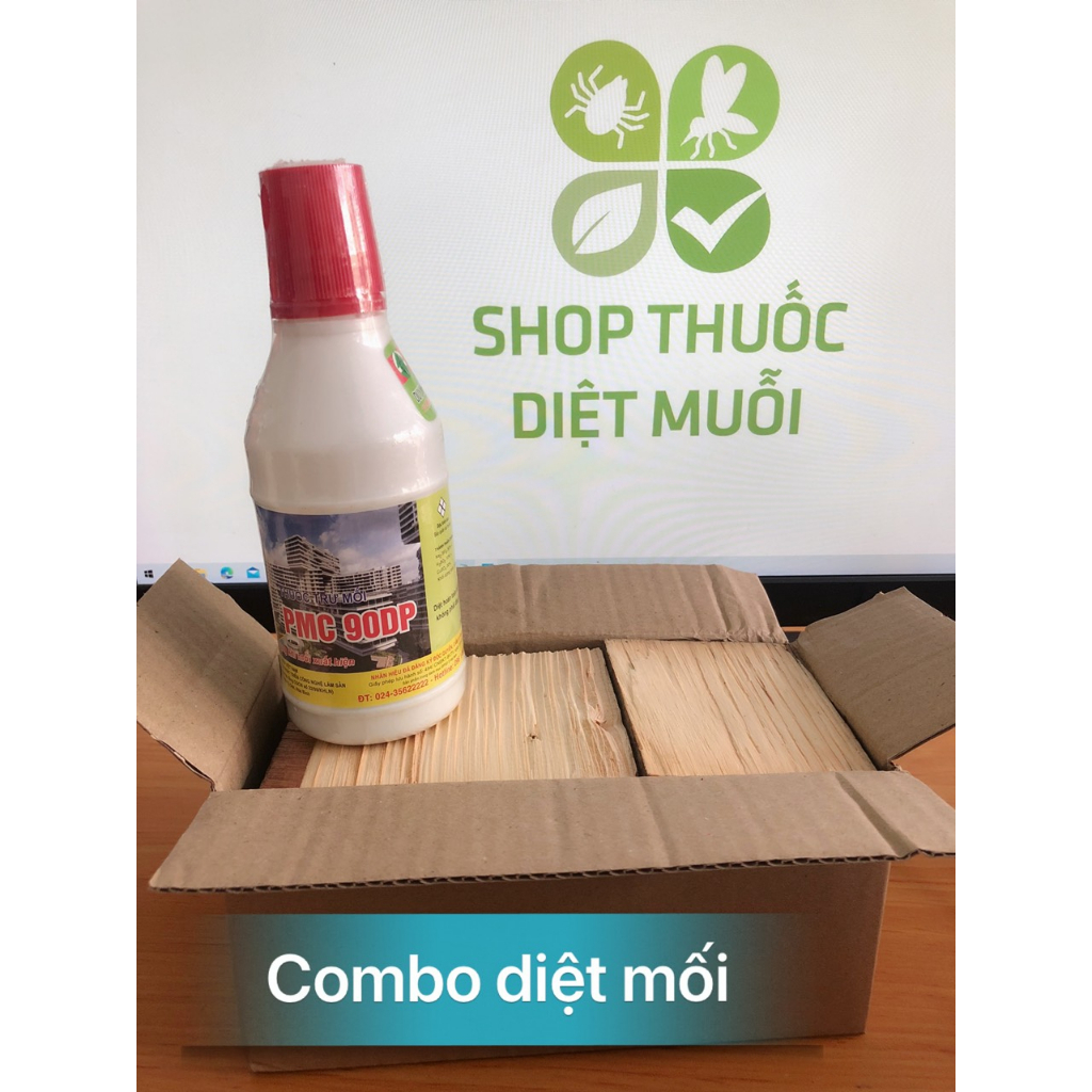 Combo 1 hộp nhử mối và 1 lọ thuốc lây nhiễm PMC 90DP | Shopee Việt Nam