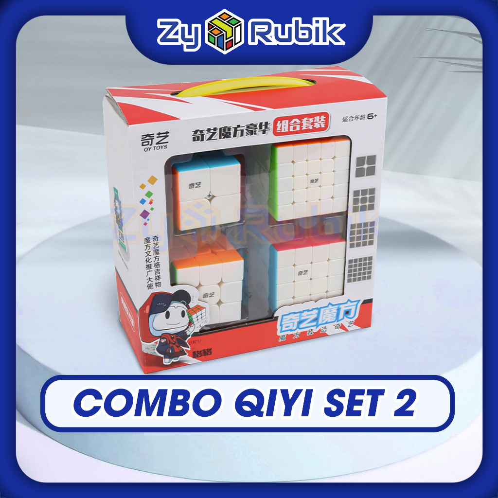 Combo Rubik - Qiyi Set 2 - Qiyi 2x2, Qiyi 3x3, Qiyi 4x4, Qiyi 5x5 ...