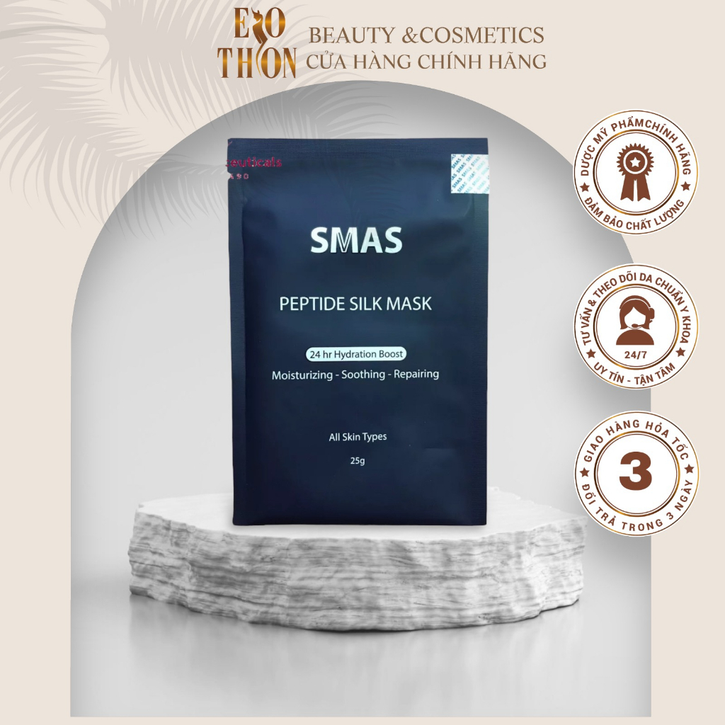 Mặt nạ dưỡng và phục hồi da SMAS Peptide Silk Mask 24H Hydration Boost ...