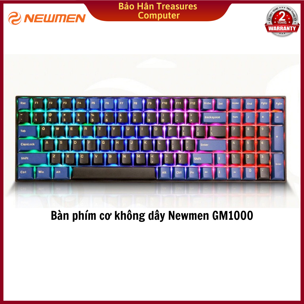 Bàn phím cơ GM1000 Newmen (Hạc - Trăng & Mây) - Hàng Chính Hãng | Shopee Việt Nam