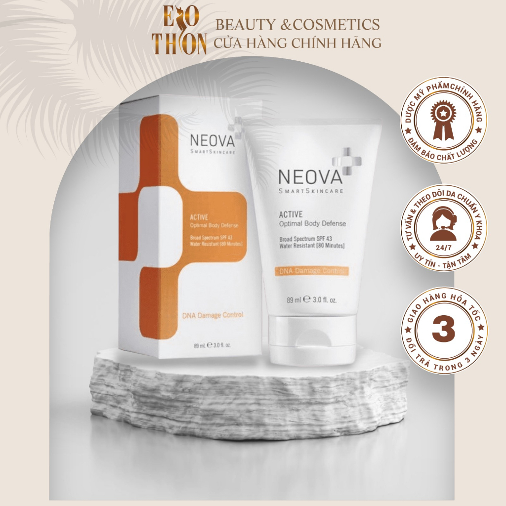 NEOVA SPF 43 DNA DAMAGE CONTROL ACTIVE 89ML KEM CHỐNG NẮNG DÀNH CHO DA ...