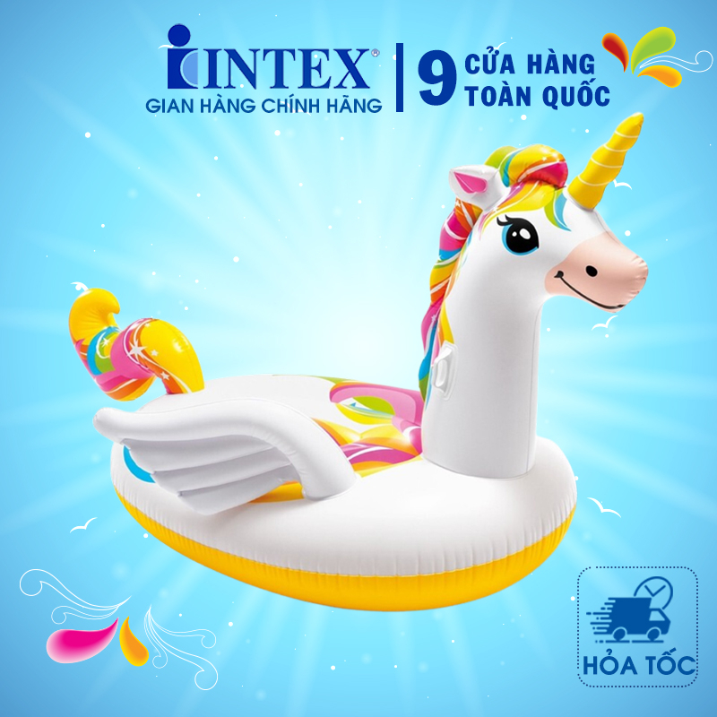 Phao bơi ngựa thần sắc màu không lồ INTEX 57561 57291 | Shopee Việt Nam