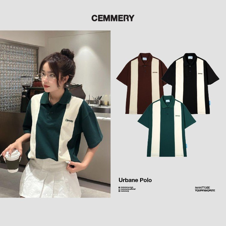 Áo Polo Local Brand CEMMERY Urbane Polo, polo unisex vải CVC 250gsm ...