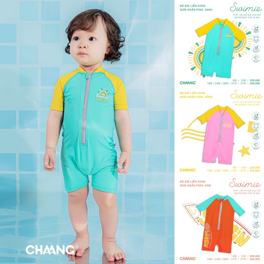 [CHÍNH HÃNG] Bộ bơi liền trẻ em pool Swimie Chaang | Shopee Việt Nam
