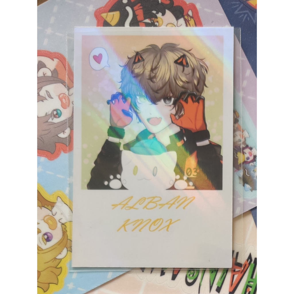 Polaroid Noctyx vtuber nijisanji en alban knox | Shopee Việt Nam