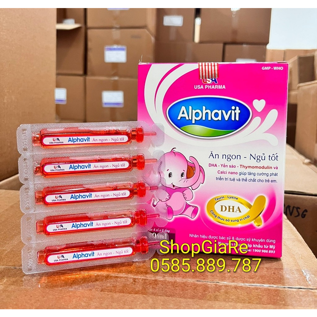 Alphavit ăn ngon giúp bé ăn ngon ngủ tốt bé thông minh, hỗ trợ bé kén ...