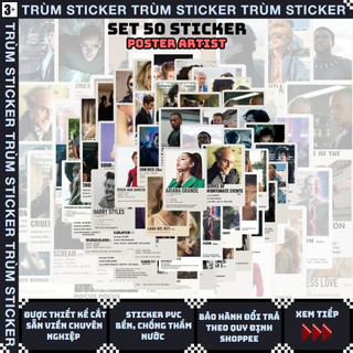 Set 50 Stickers, Hình dán Phim ảnh và Nghệ sĩ- movie,idol star- Trang ...