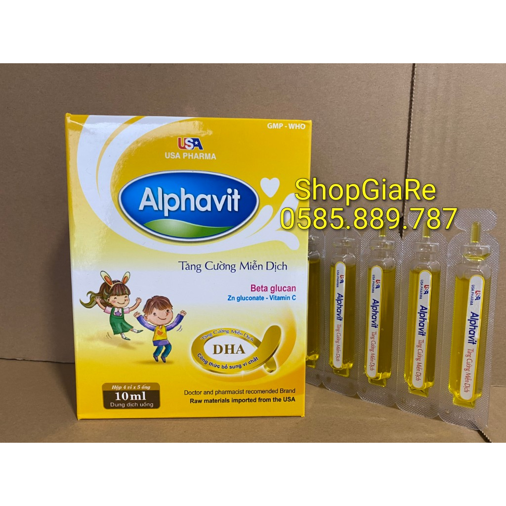 Alphavit vàng tăng cường miễn dịch đề kháng cho bé, giúp bé ăn ngon ngủ ...