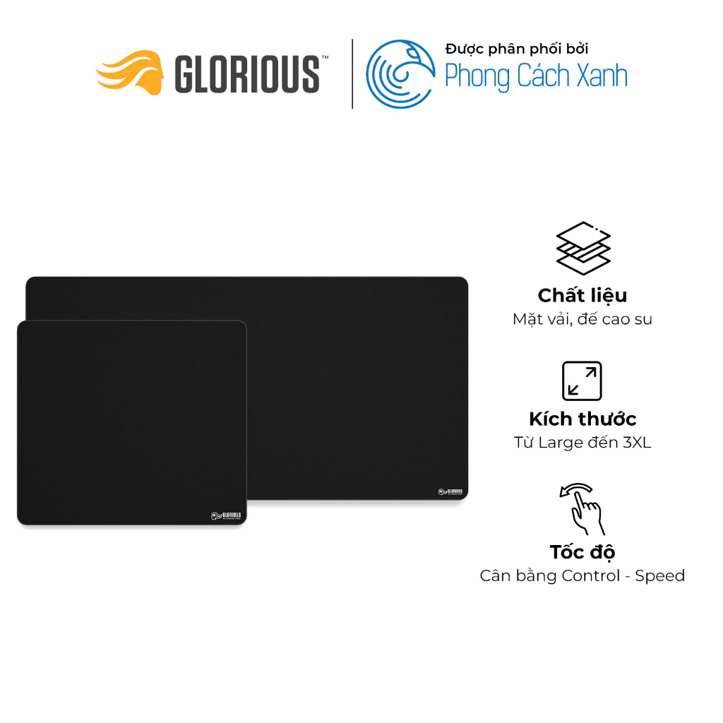 Lót chuột Glorious Stitch Cloth Black - Hàng Chính Hãng | Shopee Việt Nam