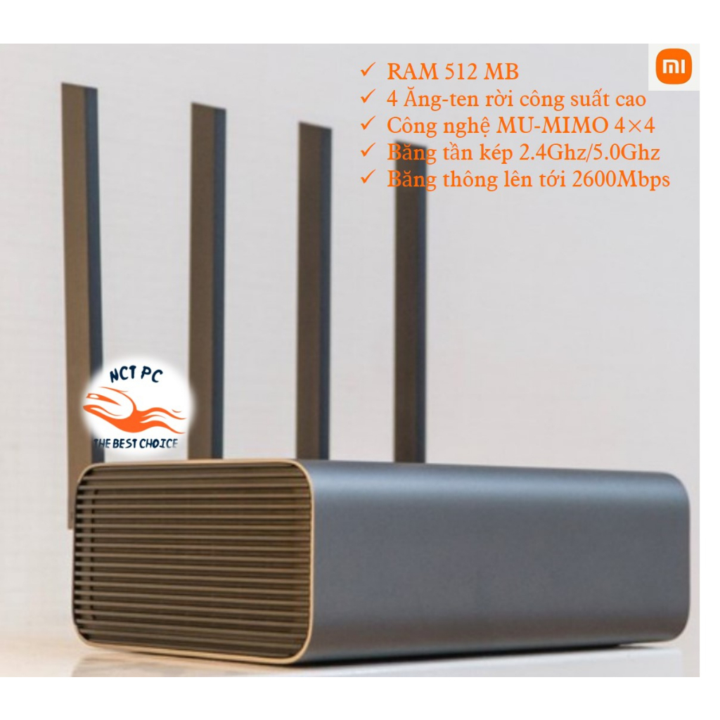 Router Wifi Xiaomi 3 Pro R3P R3 HD cấu hình cao AC2600 chịu tải cực cao [Rẻ vô địch] | Shopee ...