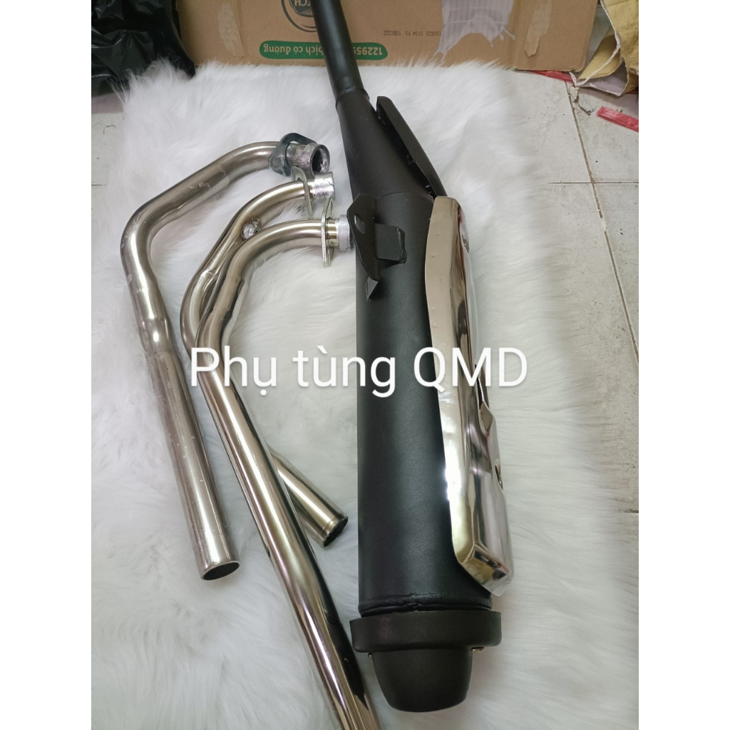 Pô tăng mẫu mới gắn xe Winner 150, Winner X V2 V3, Sonic, Ex135, Ex150 ...
