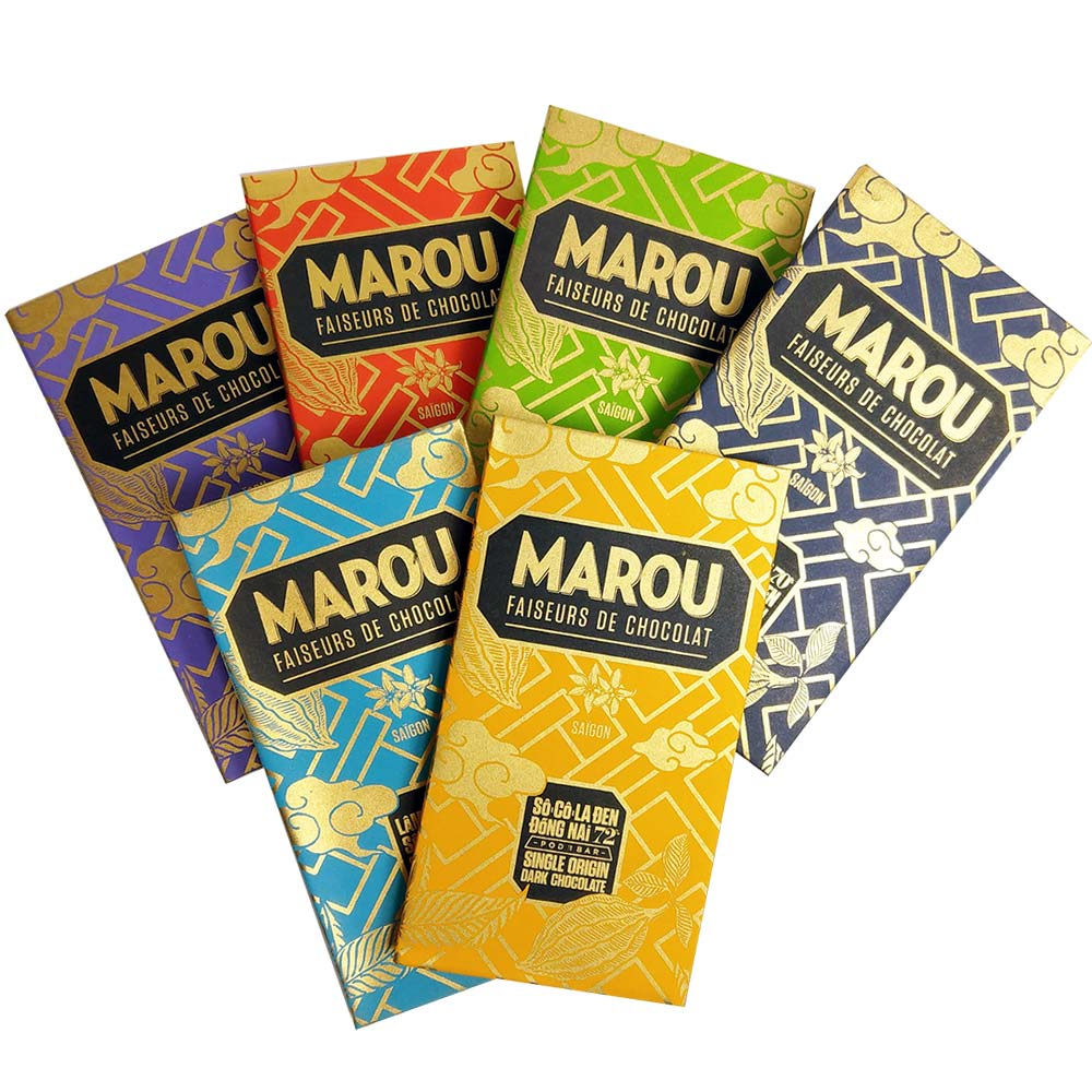 MAROU Single Origin: Sô-cô-la đen nguyên chất - Thanh 80g | Shopee Việt Nam