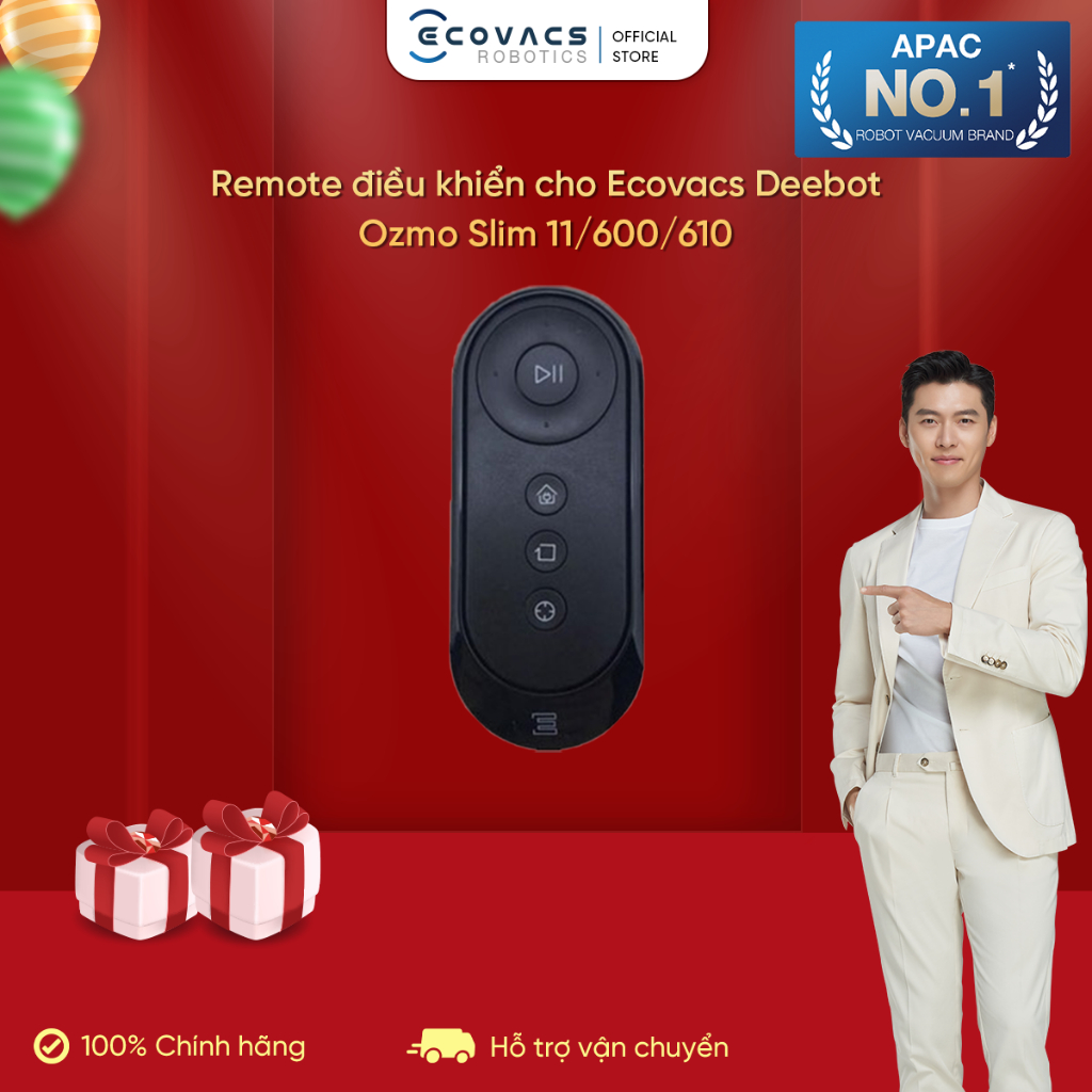 Remote điều khiển robot hút bụi Ecovacs OZMO ( slim 11/ 600 / 610 )_Hàng chính hãng | Shopee ...