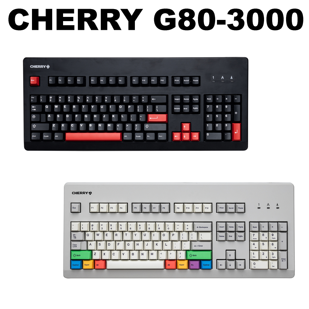 Bàn phím CHERRY G80-3000 LPCEU Phục chế | Bàn phím cơ - Switch Cherry Black | Shopee Việt Nam