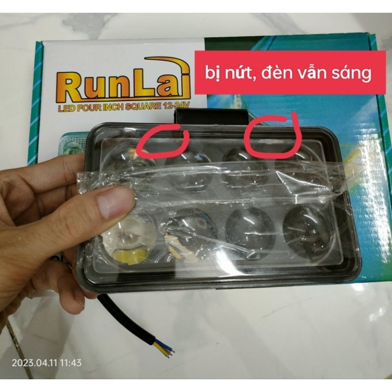 Đèn LED RunLai 8 bóng trợ sáng , giá 1 cặp 2 cái | Shopee Việt Nam
