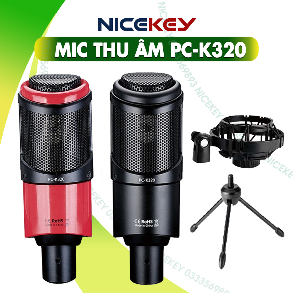 Mic Thu Âm TAKSTAR PC-K320, Micro Livesteam Chuyên Nghiệp 100% Chính Hãng, BẢO HÀNH 12 THÁNG ...