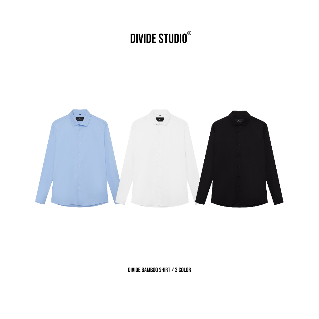ÁO SƠ MI NAM BASIC BAMBOO DIVIDE BRAND | Shopee Việt Nam