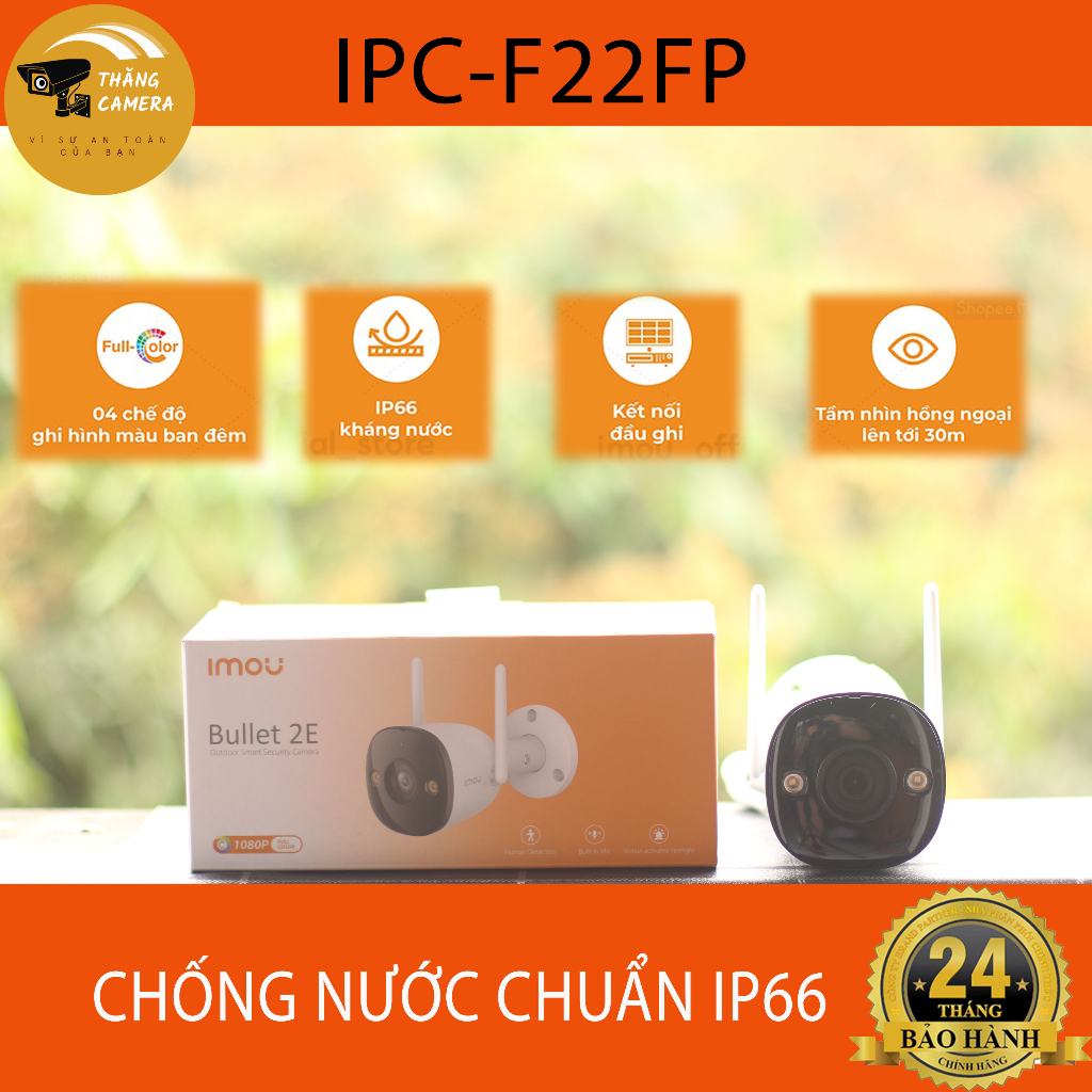 Camera Imou F22FP có màu ban đêm, chống nước | Shopee Việt Nam