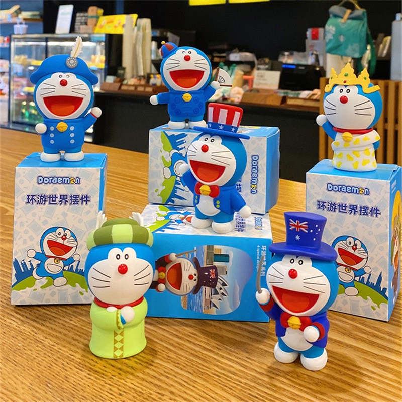 Mô hình DORAEMON Around The World 🌏Mô Hình Nhân Vật Doraemon Cosplay ...