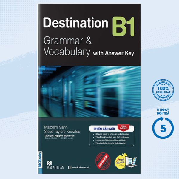 Sách - Destination B1 - Grammar And Vocabulary with Answer Key - MC ...