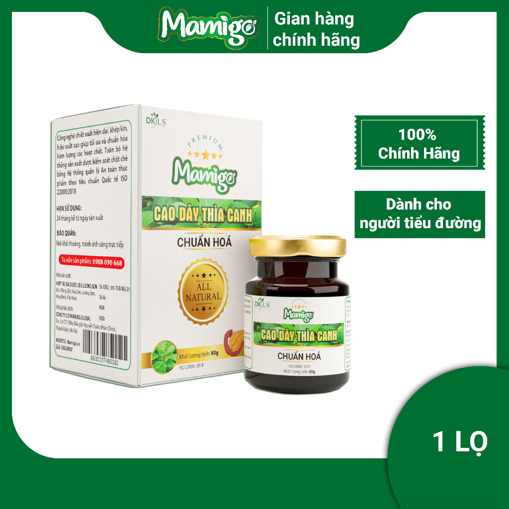 Cao Dây thìa canh chuẩn hoá Mamigo | Shopee Việt Nam