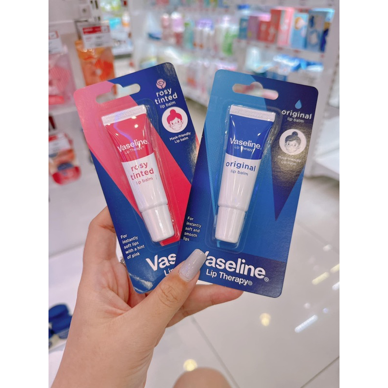 01 Son Dưỡng Dạng Tuýp Vaseline Lip Therapy Tinted Lips Balm 10g ...