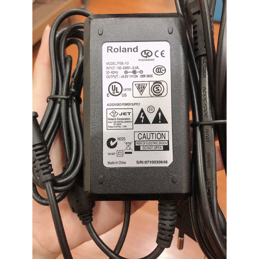 DÂY NGUỒN 9V 2A CHO ĐÀN ROLAND VG-99 AND GT-10 (adapter nguồn roland ...