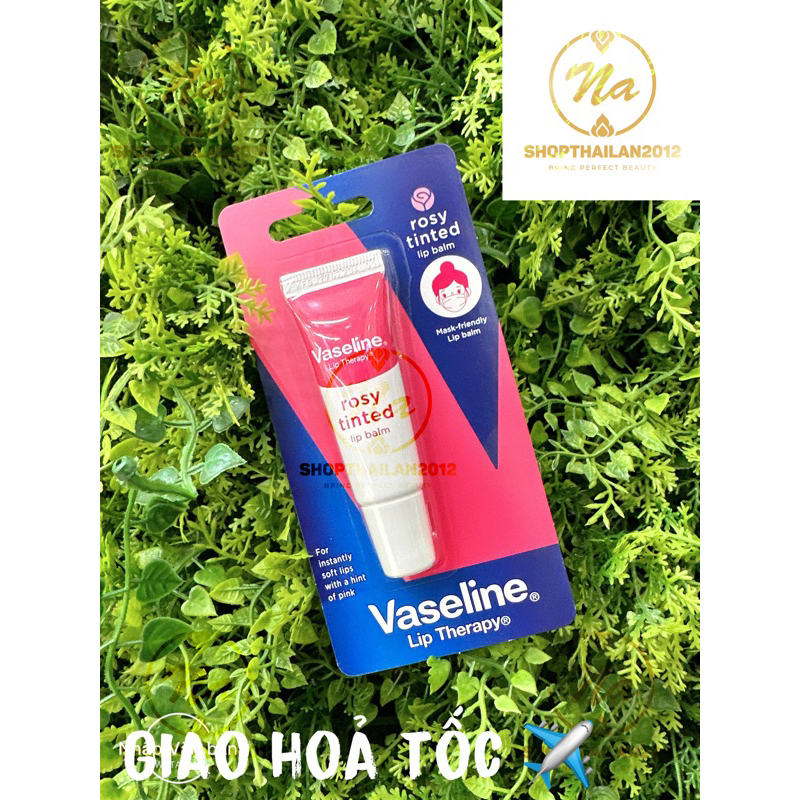 01 Son Dưỡng Dạng Tuýp Vaseline Lip Therapy Tinted Lips Balm 10g ...