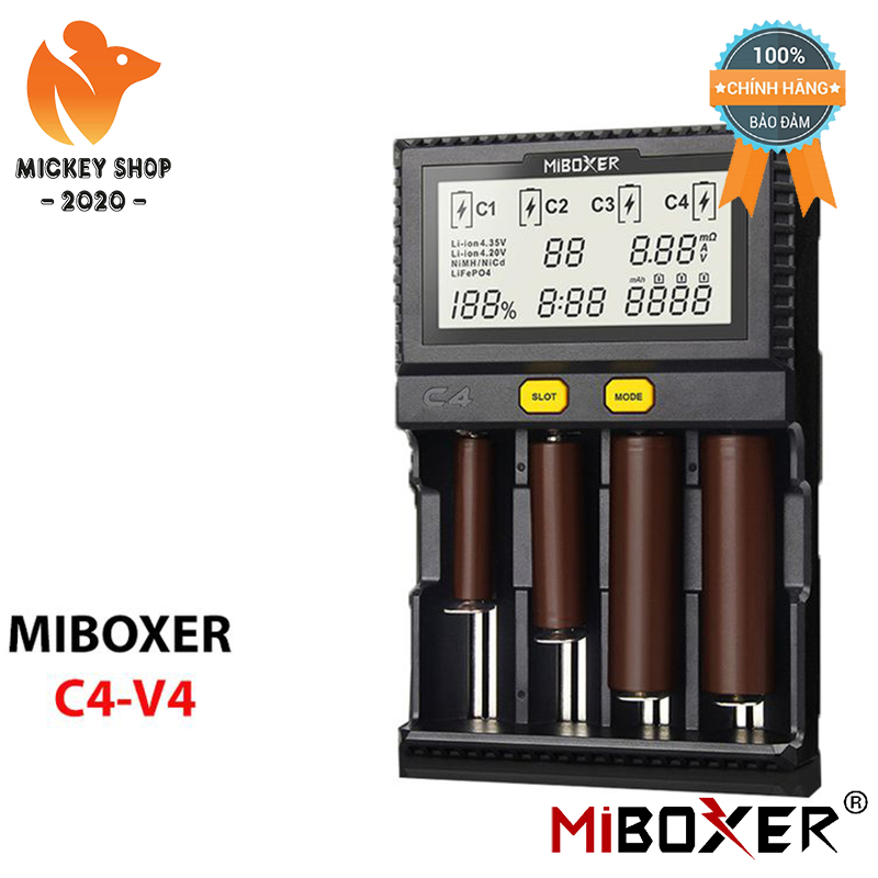 [ Chính Hãng] Sạc Pin MIBOXER C4-V4 | Shopee Việt Nam