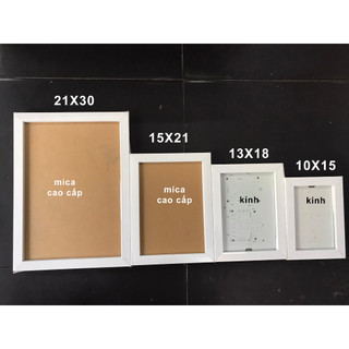 Khung hình MẶT kính để bàn Tini Printing kích thước 10x15-A6, 13x18-B6 ...
