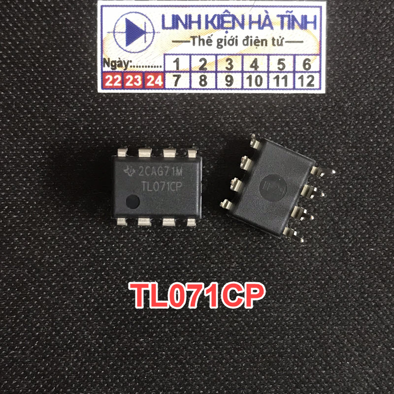 5 con IC khuếch đại tín hiệu TL071CP TL071 DIP-8 mới nhập khẩu | Shopee ...