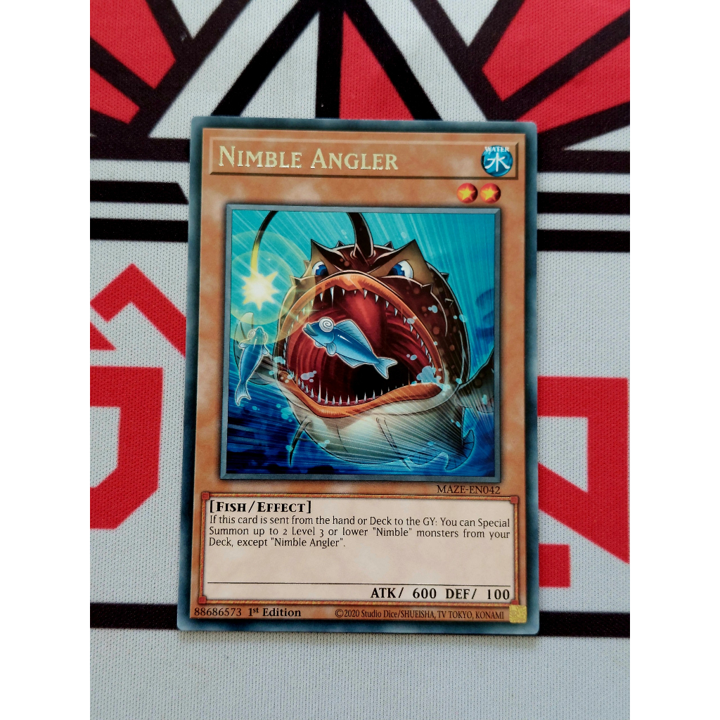 [ Đỗ Lạc Shop ] Thẻ Bài Yugioh Monster Nimble Angler - MAZE-EN042 ...