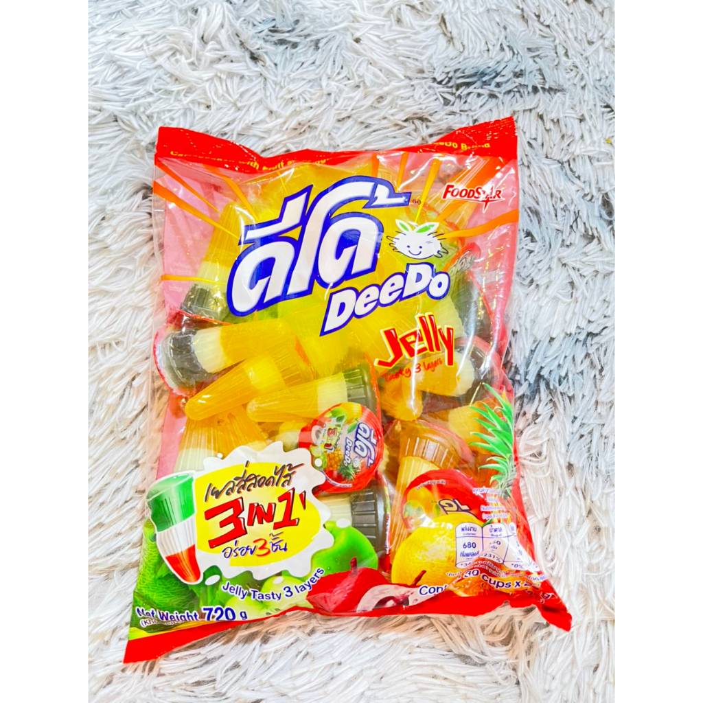 Thạch Rau Câu Trái Cây 3 Tầng DEEDO Thái Lan [BỊCH 750G] | Shopee Việt Nam
