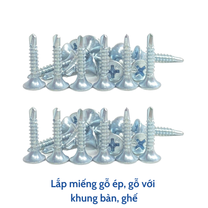 Vít Sàn lã Song Long 1F5, 2F, 2F5, 3F, 4F, 5F (Loại ốm chữ D Xịn VN) | Shopee Việt Nam