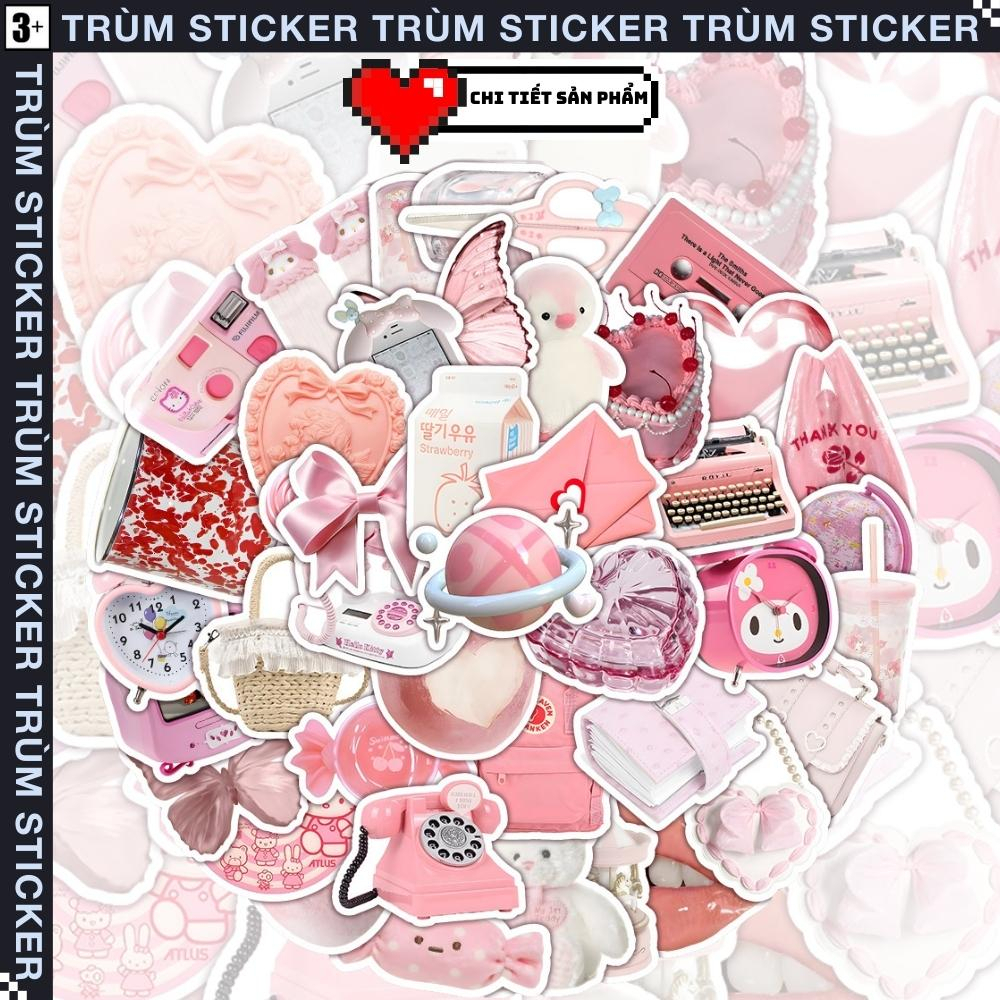 Set 360 Stickers, Hình Dán phong cách vintage - Trang Trí, Decor Laptop ...