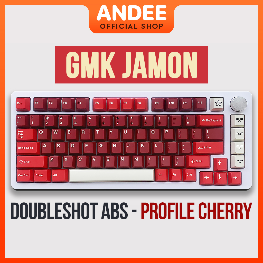 Keycap nút bàn phím GMK Jamon clone Doubleshot ABS màu đẹp dành cho bàn ...