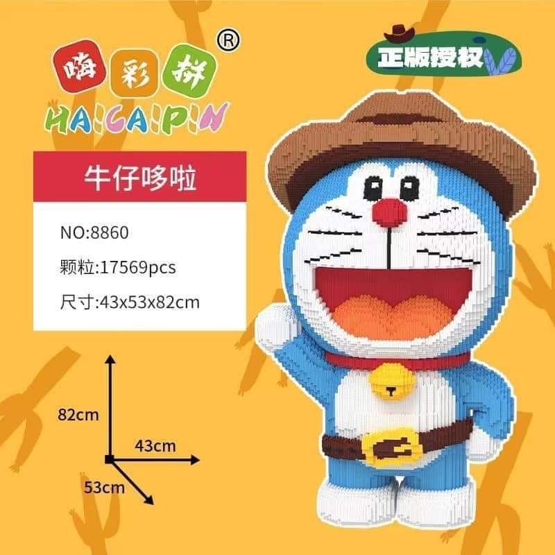 Lego Doraemon cao bồi 82cm | Shopee Việt Nam