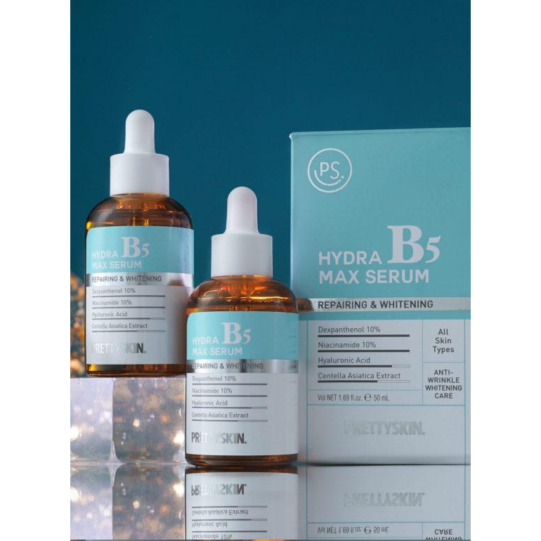 TINH CHẤT PRETTY SKIN B5 HYDRA MAX SERUM REPAIRING & WHITENING | Shopee Việt Nam