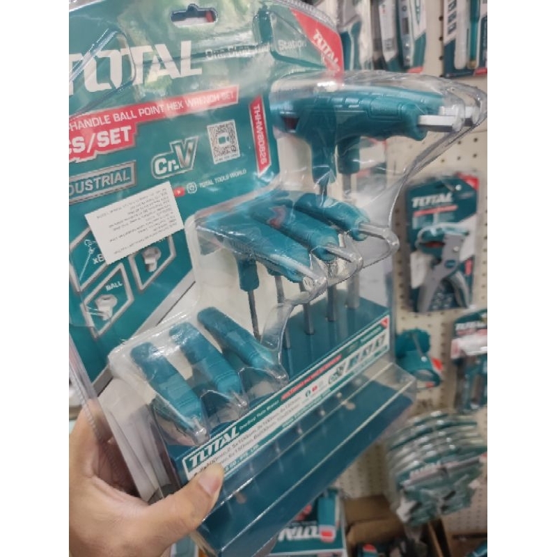 Bộ 8 chìa lục giác thường bi bông tay cầm chữ T Total THHW80816 ...