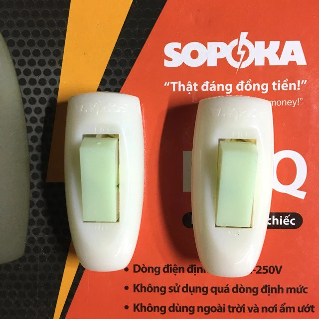 Công tắc treo quả nhót dạ quang SOPOKA cao cấp chính hãng, 5A-250V ...
