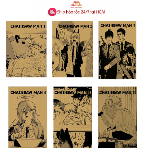 Sách - Chainsaw Man Tập 1 - 10 -Tặng Lót Ly - Giấy Kraft - NXB Trẻ ...