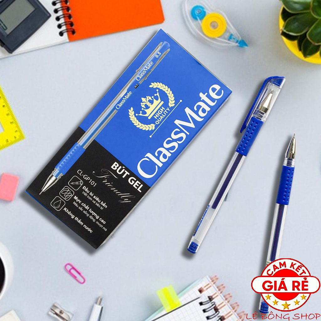Hộp bút Gel ClassMate CL-GP101 Ngòi 0.5mm (hộp 12c) | Shopee Việt Nam