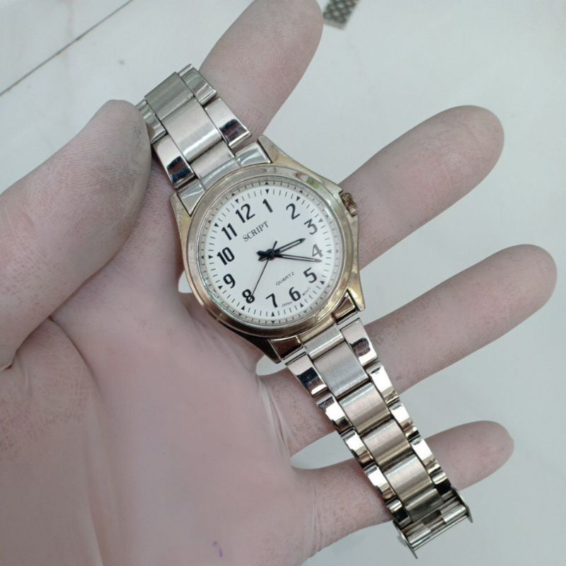 đồng hồ si nhật nam hiệu J-AXIS SCRIPT dây thép lụa màu bạc độ mới 89% | Shopee Việt Nam