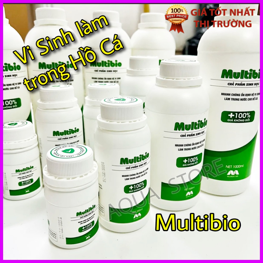 Vi sinh MultiBio làm trong nước hồ cá (bản mới nhất) - Vi sinh khử mùi ...