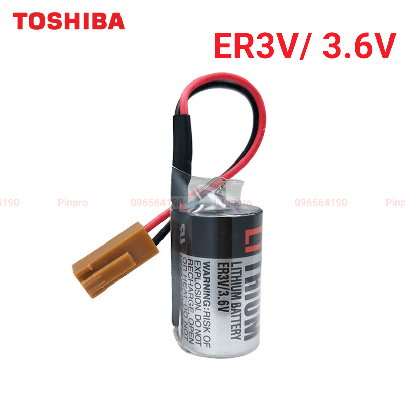 Pin Toshiba ER3V 3.6V 1000mah Pin nuôi nguồn PLC Fuji NP8P-BT | Shopee ...