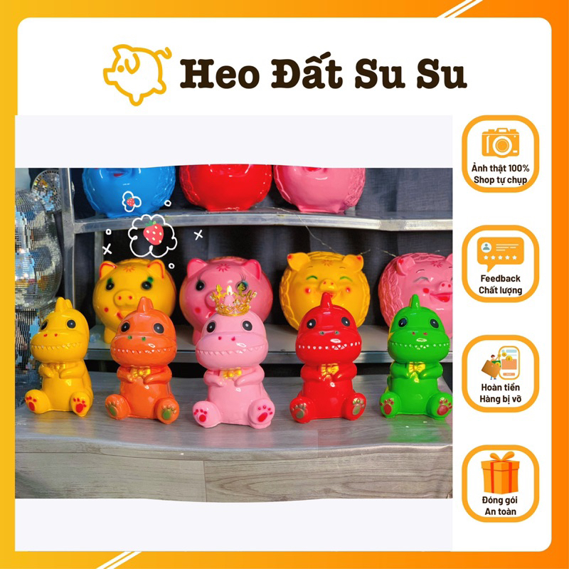khủng Long Kute tiết kiệm/ ống heo tiết kiệm [ Heo Đất Su Su] | Shopee ...