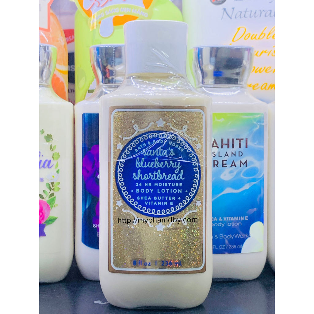 Sữa dưỡng thể Bath and Body Works Santa's Blueberry Shortbread Body ...