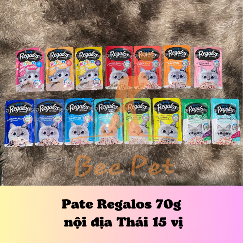 Pate Regalos 70g - thức ăn ướt cho mèo đủ vị | Shopee Việt Nam