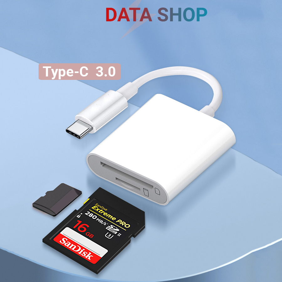 Đầu đọc thẻ nhớ SD OTG Micro SD type-c 3.0 tốc độ cao | Shopee Việt Nam