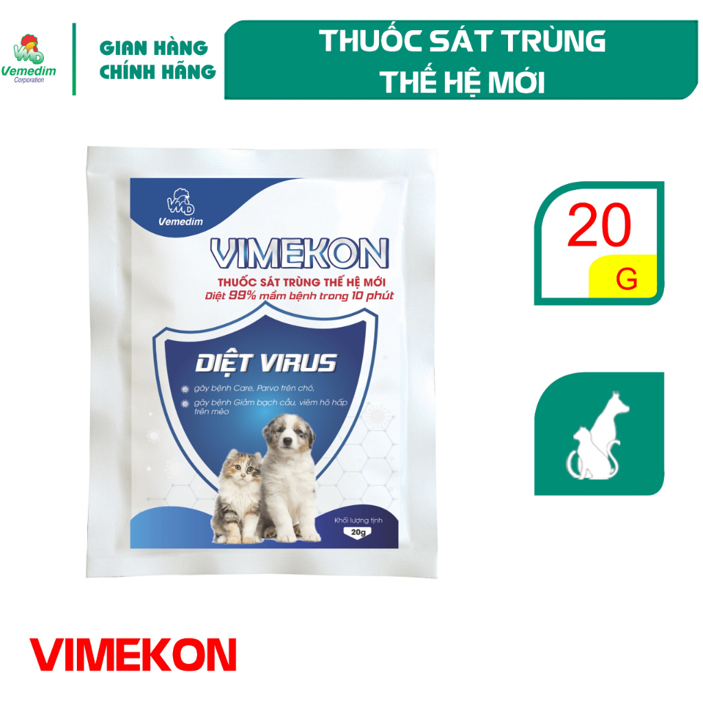 Vemedim Vimekon Sát Trùng Khử Khuẩn Nơi ở, Chuồng Trại 20g | Shopee ...